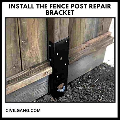 How To Replace A Fence Post Without Removing Concrete Civilgang