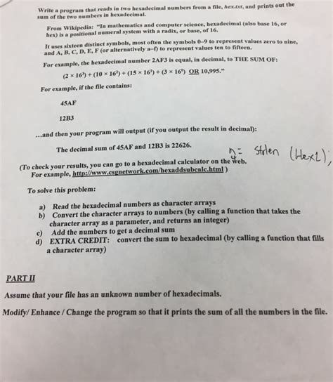 Solved Write A Program Sum Of The Two Numbers In