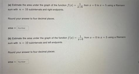 solved a estimate the area under the graph of the function