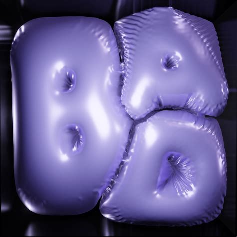 Inflated 3d Text On Behance