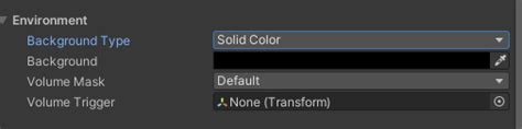 Unity Game Engine Change Background Type From Solid Color To SkyBox Dynamically C Stack
