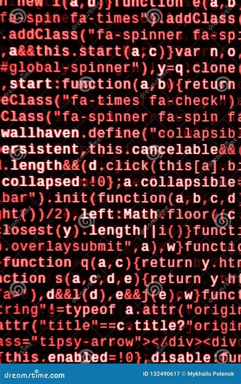 Computer Program Preview Programming Code Typing Stock Illustration Illustration Of Binary