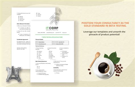 IT Beta Testing Application Form Template In Google Docs Word PDF Download Template Net