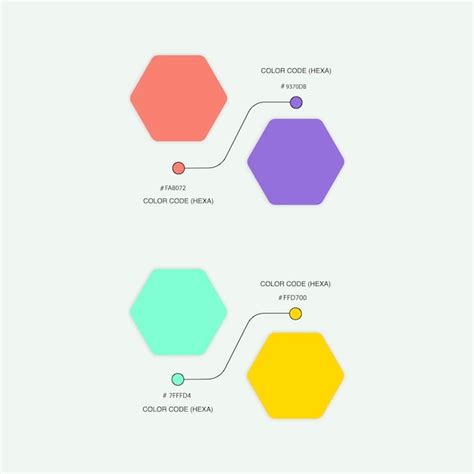 Premium Vector Set Vector Color Palette Samples Combination Of