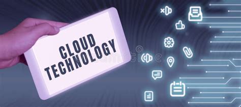 Inspiration Showing Sign Cloud Technologystoring And Accessing Data And Programs Over Internet