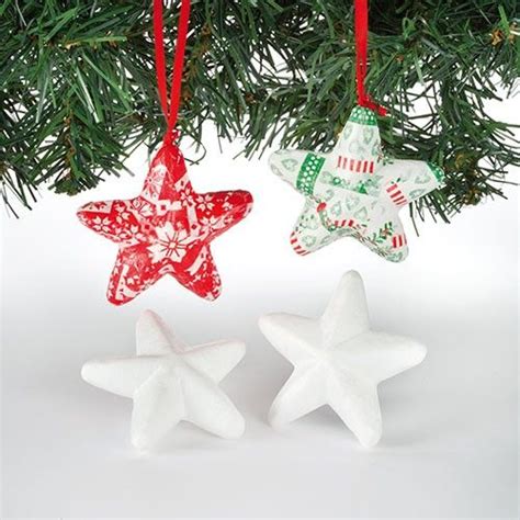 Polystyrene Stars Value Pack For Christmas Crafts Diy