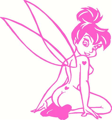 Tinkerbell Naked Decal Pro Sport Stickers