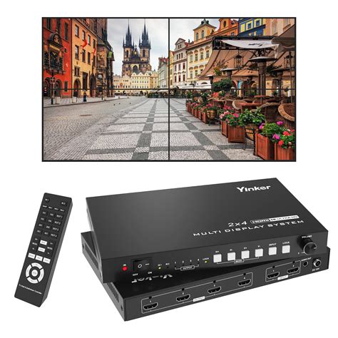Yinker 4k Hdmi Video Wall Controller 2x2 4k 30hz Hdmi Video Wall Processor For 2 Hdmi Input And 4