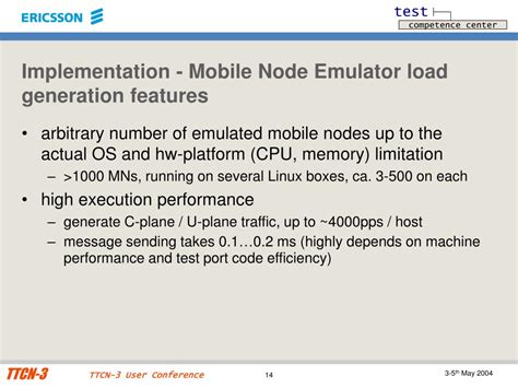 Ppt Simulation And Load Testing With Ttcn 3 Mobile Node Emulator Powerpoint Presentation Id