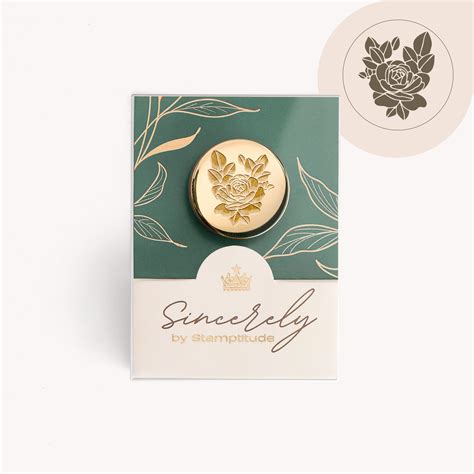 Queens Rose Stamp Head Stamptitude®