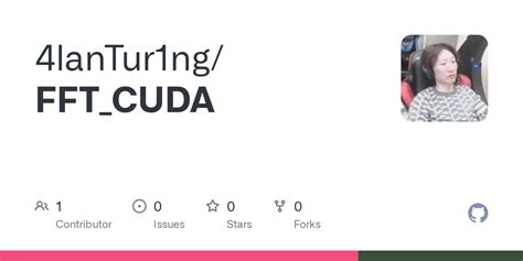 Github 4lantur1ng Fft Cuda