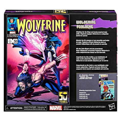 Marvel Legends Wolverine 50th Anniversary Action Figure Twin Pack