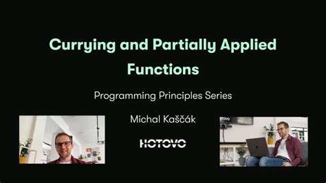 Hotovo On Linkedin Programming Principles 8 Currying And Partially