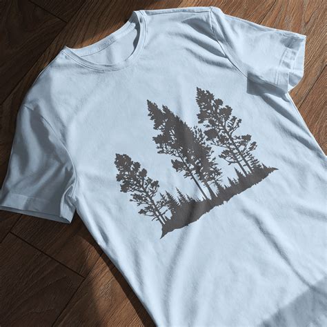 Nature Treeline View Instant Download Svg Png Dxf Files