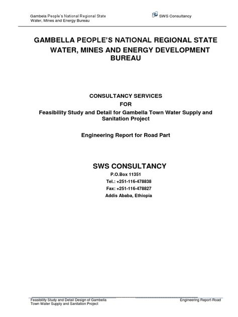 Engineering Design Report Pdf Road Traffic