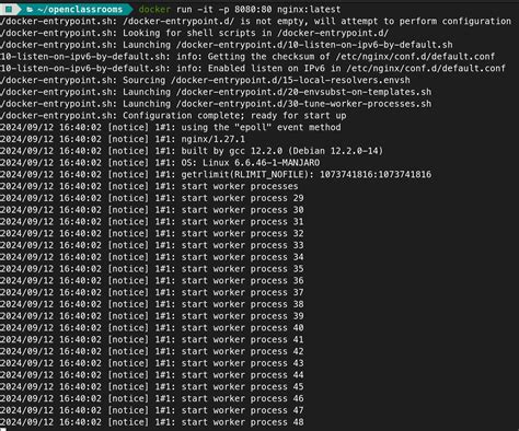 manipulez docker openclassrooms