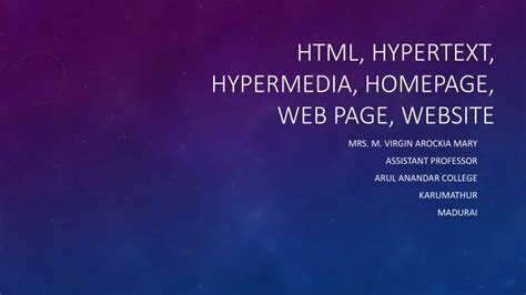 ppt introduction to html powerpoint presentation free download id