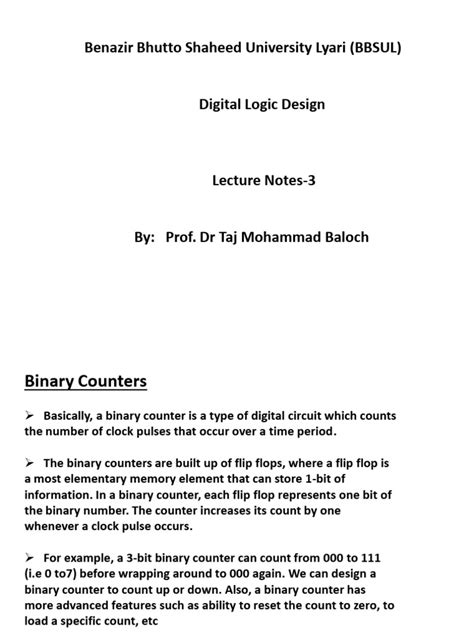 Dld Lec3 Pdf Computer Data Storage Byte