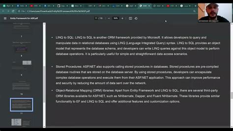 Entity Framework For Asp Database Project Youtube