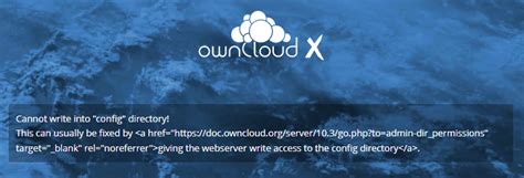 Selinux Cannot Write Into Config Directory Owncloud Techglimpse