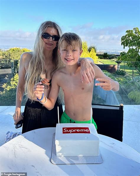 Fergie Gives Rare Glimpse Of Her And Ex Husband Josh Duhamels Son Axl