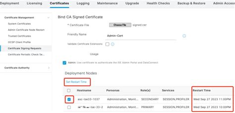 Configure Controlled Application Restart In Ise 33 Cisco