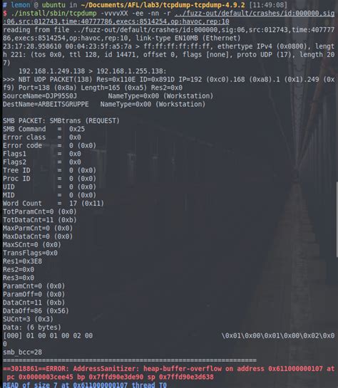 fuzzing101 exercise 3 tcpdump alex s blog~