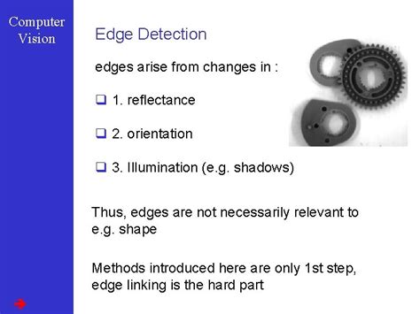 Computer Vision Feature Detection Computer Vision Outline 1