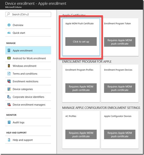 Adding Apple Mdm Push Certificate To Intune Ciaops