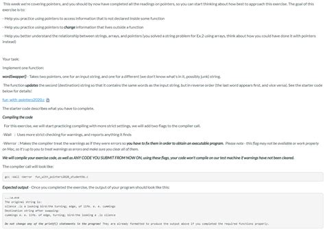 Solved This Week We Re Covering Pointers And You Should By Chegg