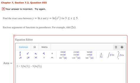 solved chapter 7 section 7 2 question 055 your answer is
