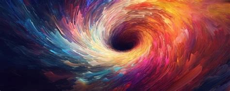 Premium Ai Image Whirlpool Of Abstract Colors And Textures On A Dynamic Background Panorama