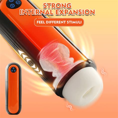 Shemesix Male Masturbation Cup Automatic Retractable Vibration Multi