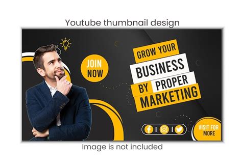Premium Vector Vector Flat Abstract Youtube Attractive Thumbnail Design
