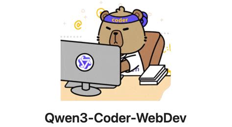 Qwen3 Coder WebDev