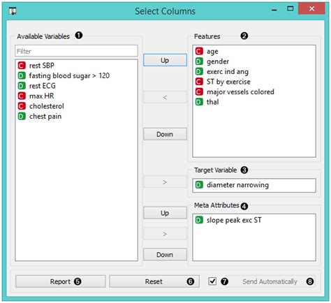 Orange Data Mining Select Columns