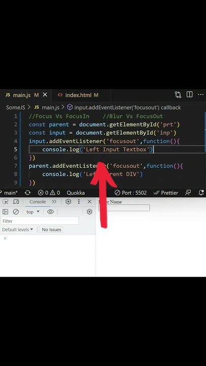 You Should Use Focusin And Focusout Carefully In Javascript Shorts