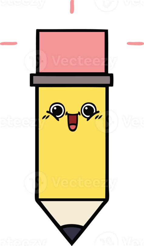 Cute Cartoon Pencil 39918835 Png