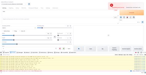 Bug Error Connection Errored Out · Issue 9074 · Automatic1111