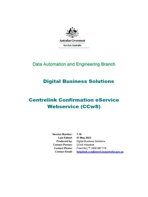 Cces Webservice Interface Spec V718 Pdf Soap Xml