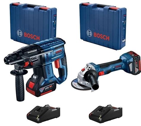 Bosch Gbh 180 Li ve Gws 180 Li Akülü Kırıcı Delici ve Taşlama Seti 2x4 ...