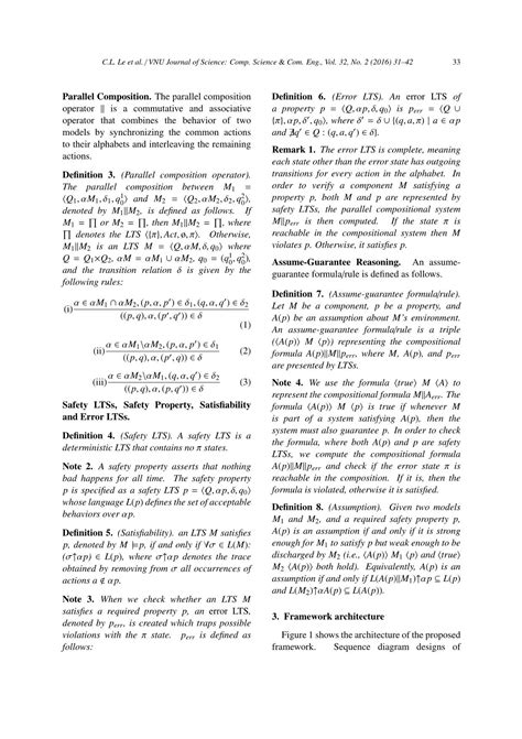 A Framework For Modeling And Modular Verification Of Component Based