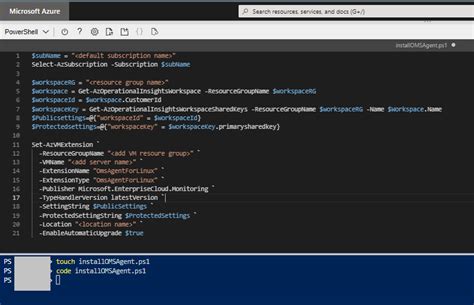 How To Install Oms Agent For A Linux Virtual Machine Using Powershell