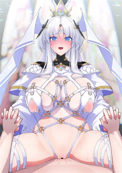 Rule 34 1boy 1girls Blue Eyes Blush Breasts Cowgirl Position