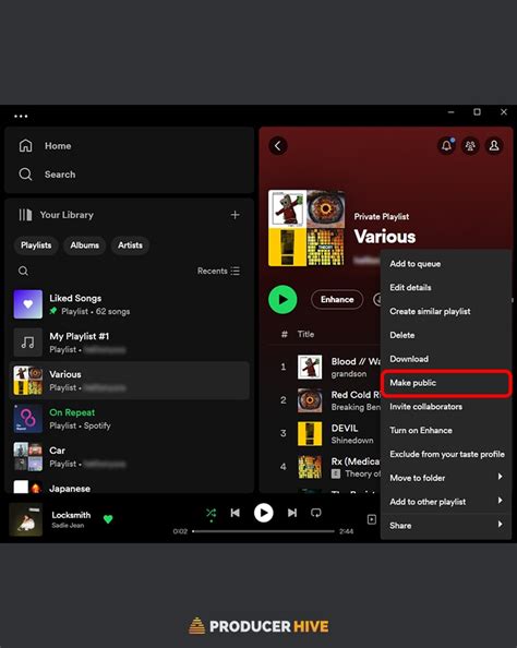 How To EASILY Make A Spotify Playlist Public/Private (& Create Playlists)