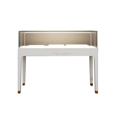Premium White Jewelry Display Table For Sale