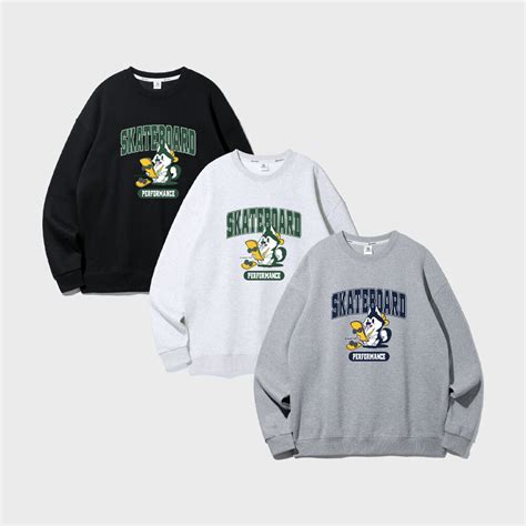 앨빈클로 허스키 오버핏 맨투맨 Mar653 3 Color 감도 깊은 취향 셀렉트샵 29cm