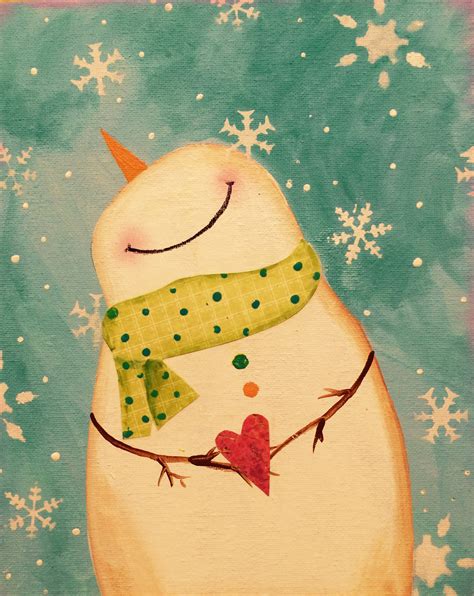 Winter Paint Party Choices Maureen Marks Art