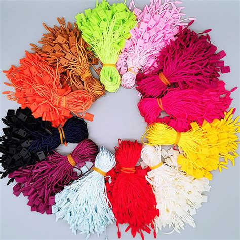 1000pcs Polyester Tag White Beige Black Hang Tag R Grandado