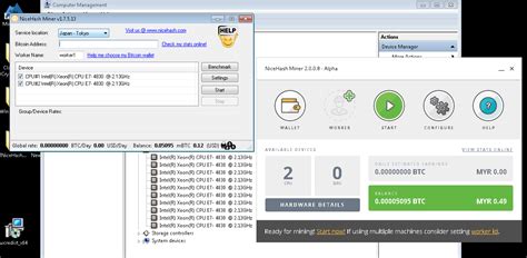 Nicehash V And NiceHashMiner V Cant Detect Virtual CPU Issue Nicehash